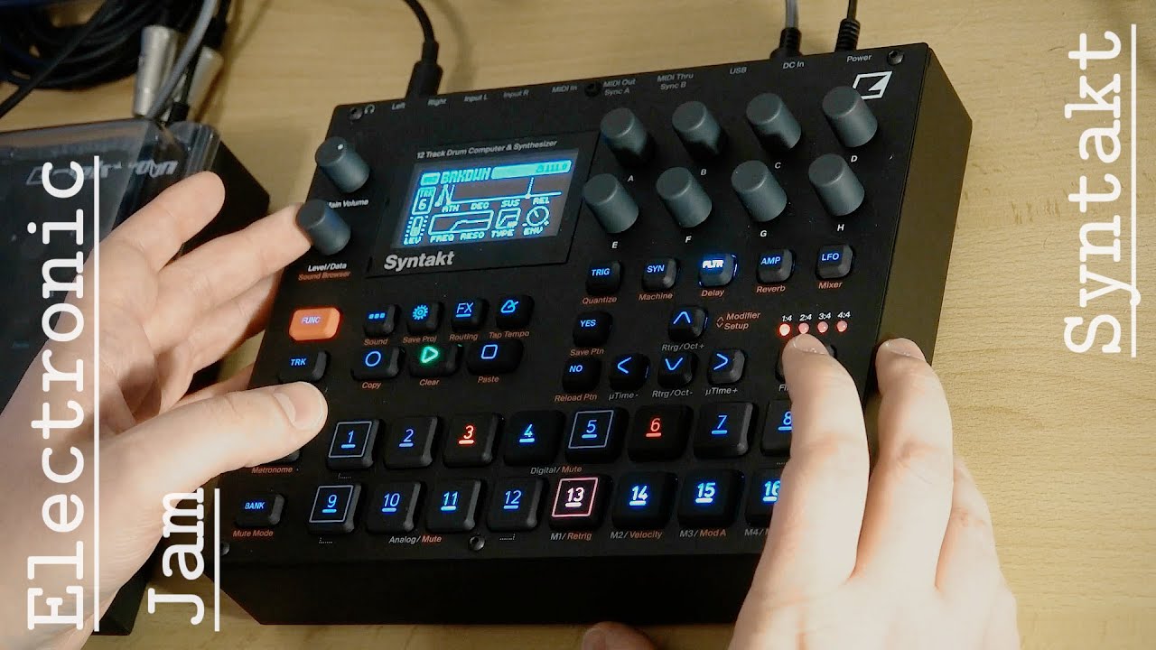 Syntakt Electro Jam - YouTube