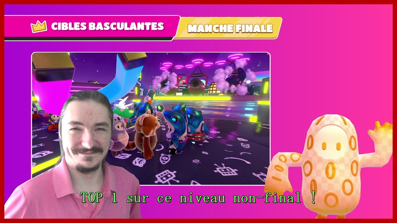 ** DEFI ** Fall Guys S2 : TOP 1 sur " Cibles basculantes " ! ( Big ...