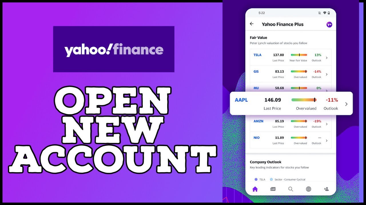 YAHOO FINANCE SIGN UP: How to Create/Open Yahoo Finance Account 2024 ...
