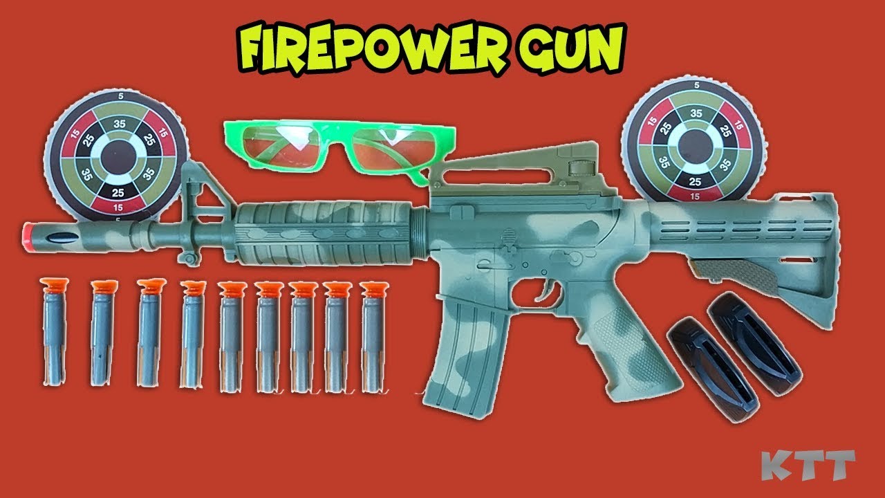 Realistic Military & Police Toy Gun - Soft Bullet Gun Shoot | Guns Toys ...