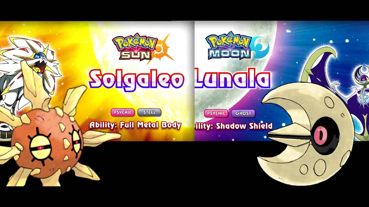 SOLgaleo SOLrock LUNAla LUNAtone All Psychic Type / Thoughts - YouTube