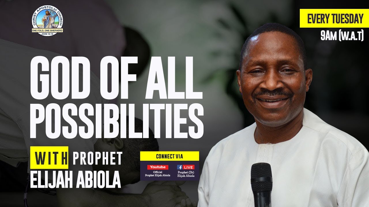 ROPHET DR. ELIJAH ABIOLA MINISTRATION AT CAC GLORY LAND HEADQUATERS || ADURA TEMI O SE SE ...