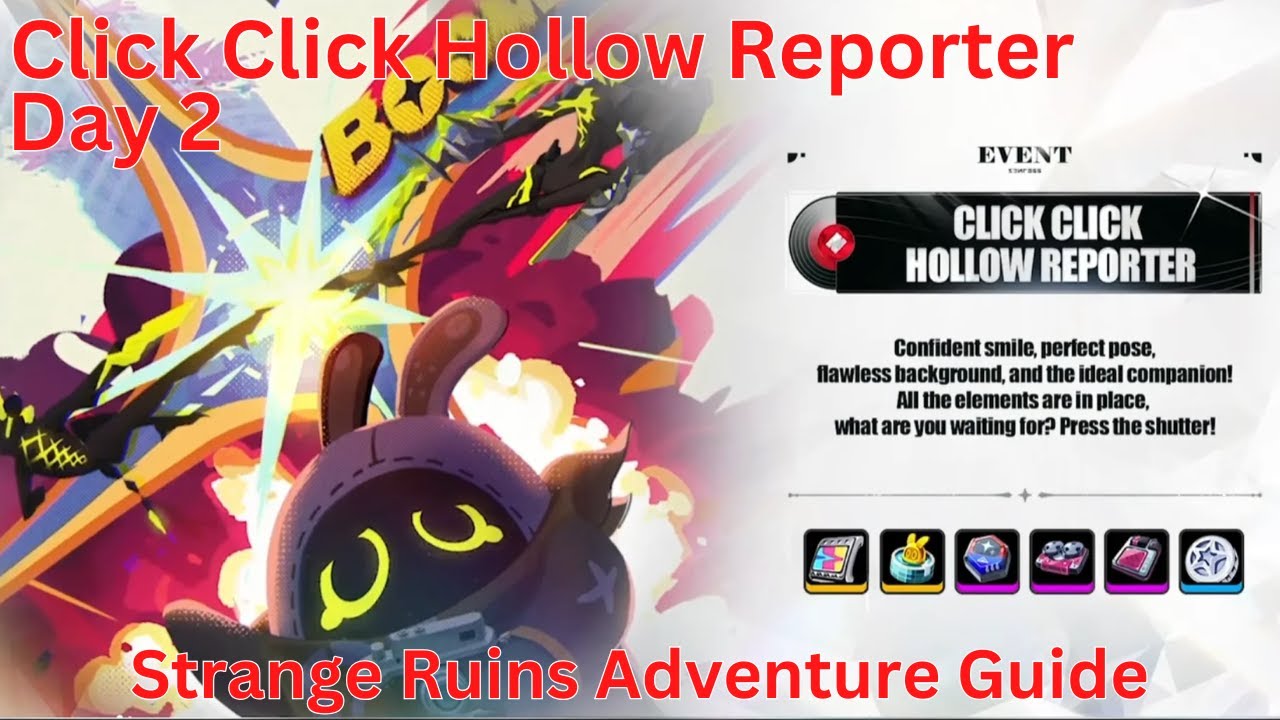 Click Click Hollow Reporter Day 2 Strange Ruins Adventure Guide【Zenless ...