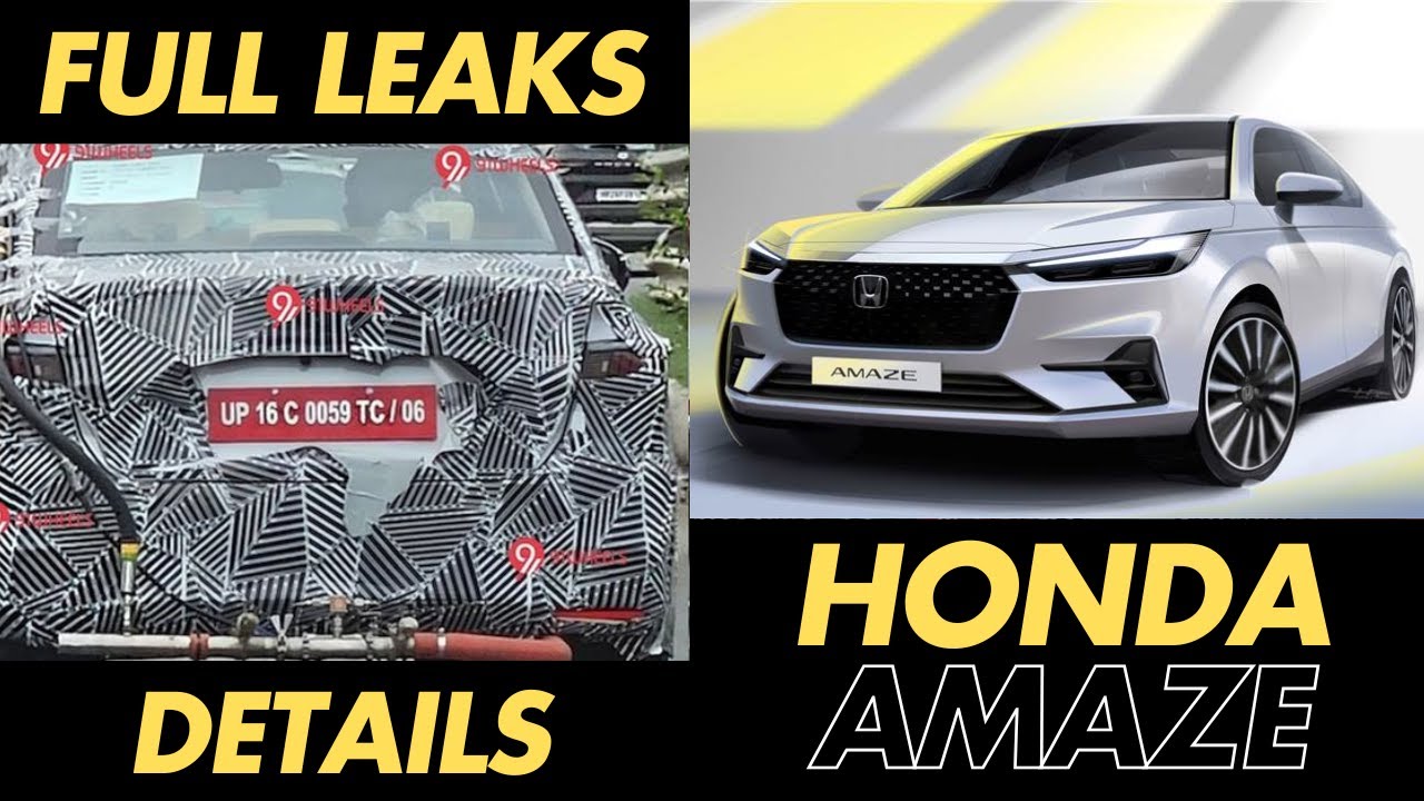 2025 New Honda Amaze New Generation Facelift Full Revealed Leaks | New ...