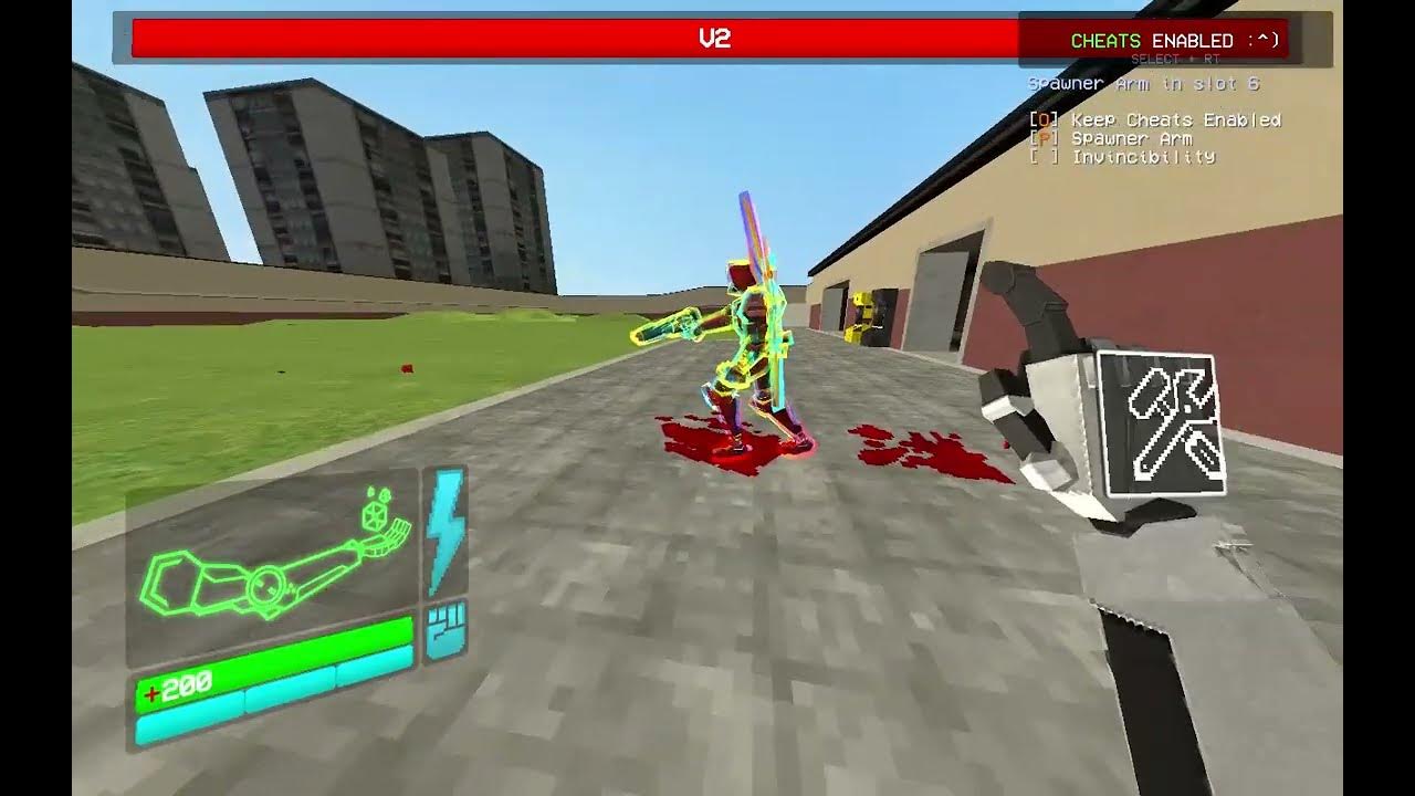 ULTRAKILL - V2 Phases Out Of This Dimension - YouTube