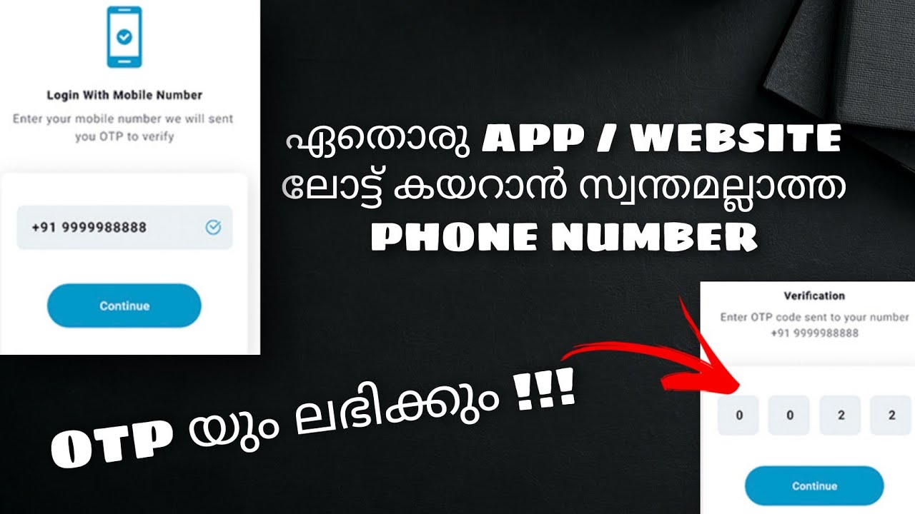 How To Login To Any App Or Website Without Phone Number Temporary ...