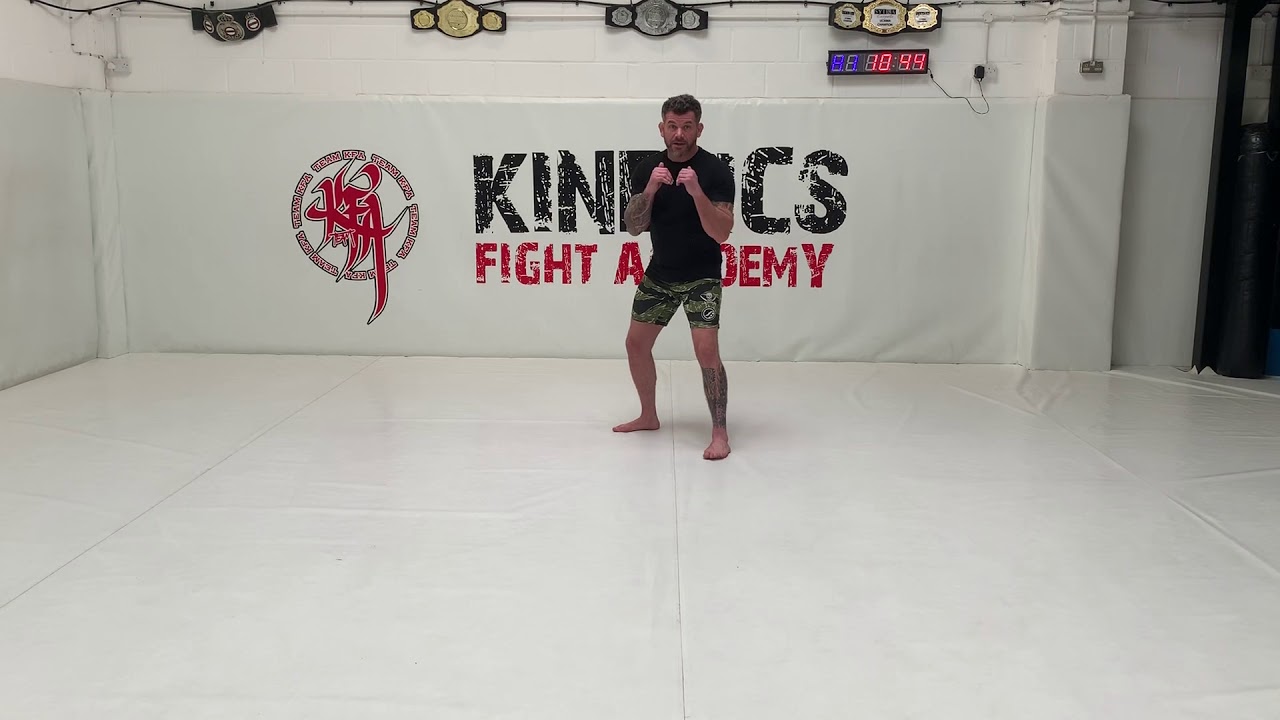 Slide right & pivot boxing footwork - shadow drill - YouTube