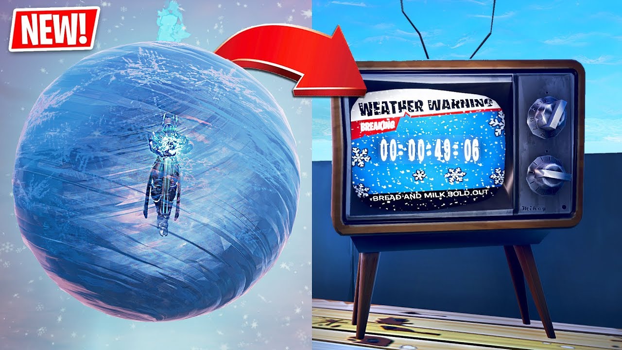 Fortnite ICE STORM EVENT is Happening RIGHT NOW!! - YouTube