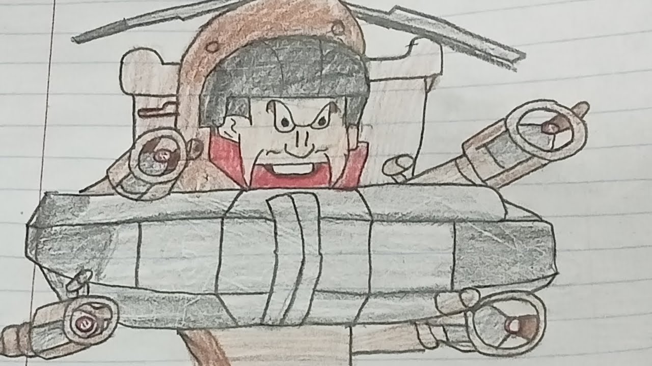 How to draw quad launcher copter toilet from Skibidi Toilet 72 (Part 1 ...