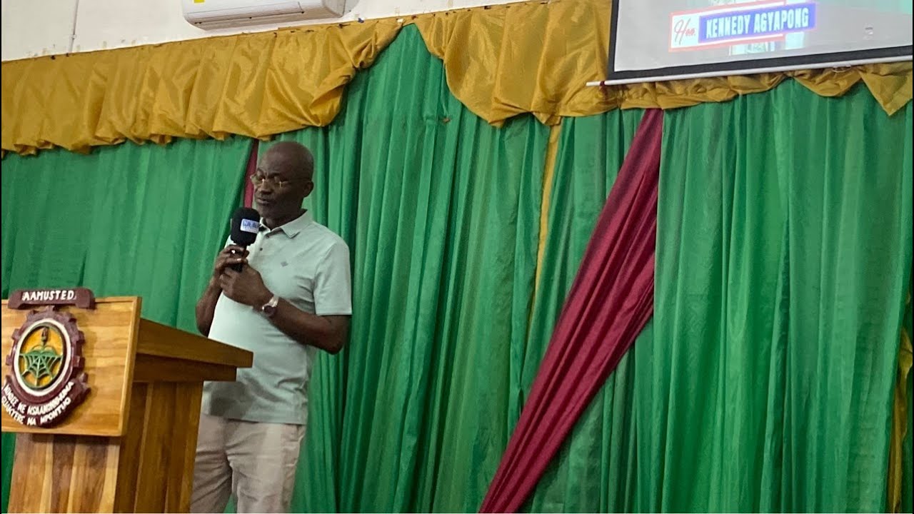 Hon Ken Agyapong Speaks At AAMUSTED University "What a Speech" - YouTube