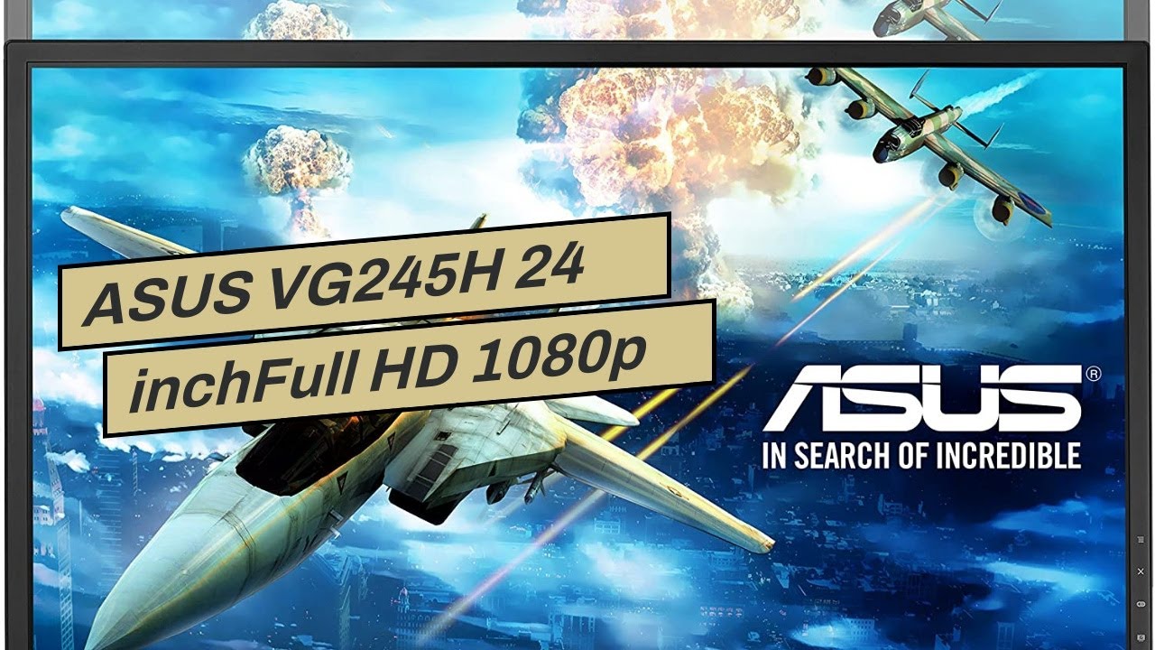 ASUS VG245H 24 inchFull HD 1080p 1ms Dual HDMI Eye Care Console Gaming ...