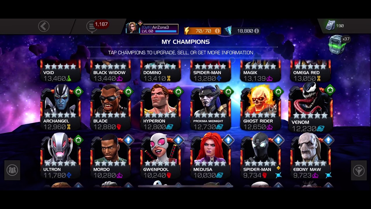 Best MCOC 5* and 6* roster out there? - YouTube