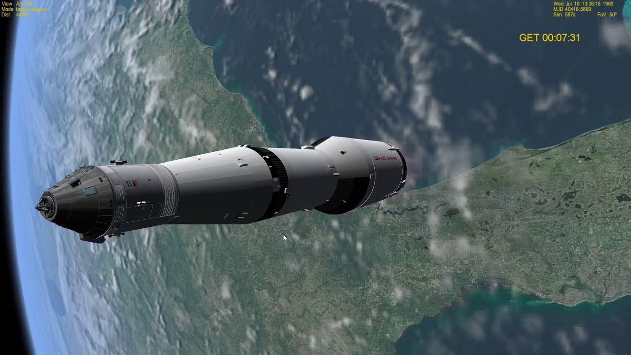 Why rockets go into orbit | Part 1 | Apollo 11 going straight up - YouTube