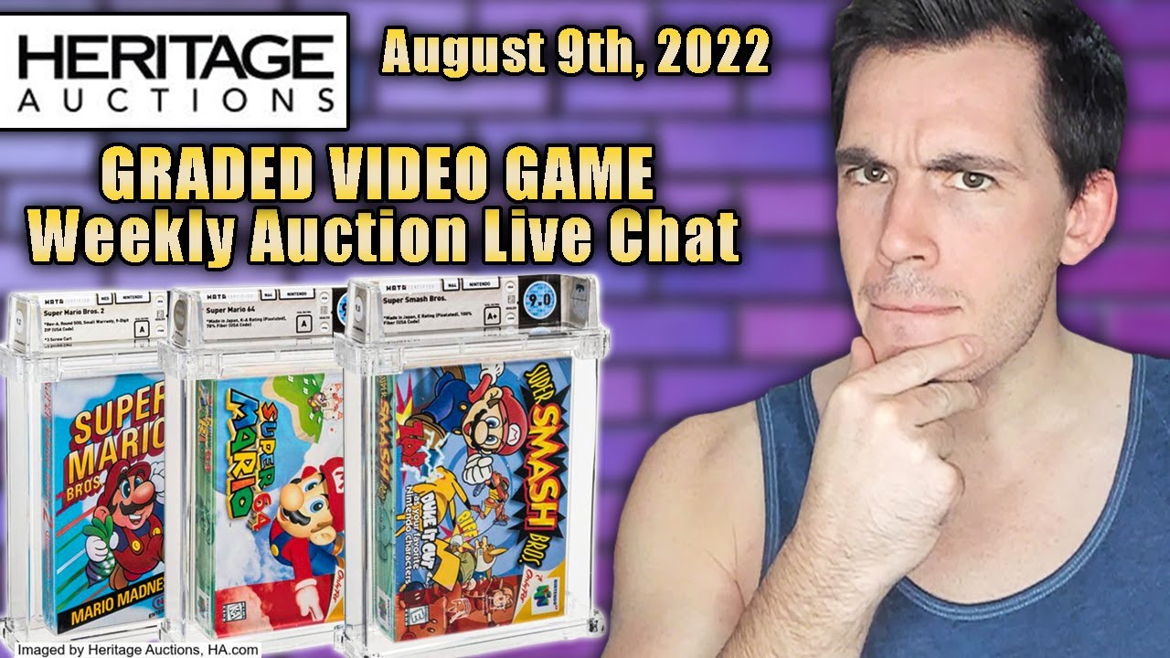 [FULL] This Weekly Auction is INSANE! - Heritage WATA Graded Video Game ...