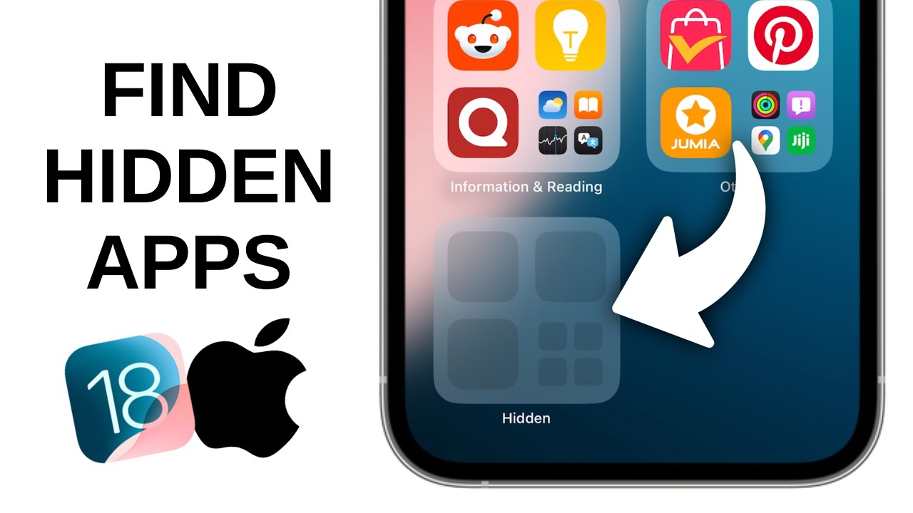 How to Find Hidden Apps on iOS 18 - Unhide Hidden Apps - YouTube