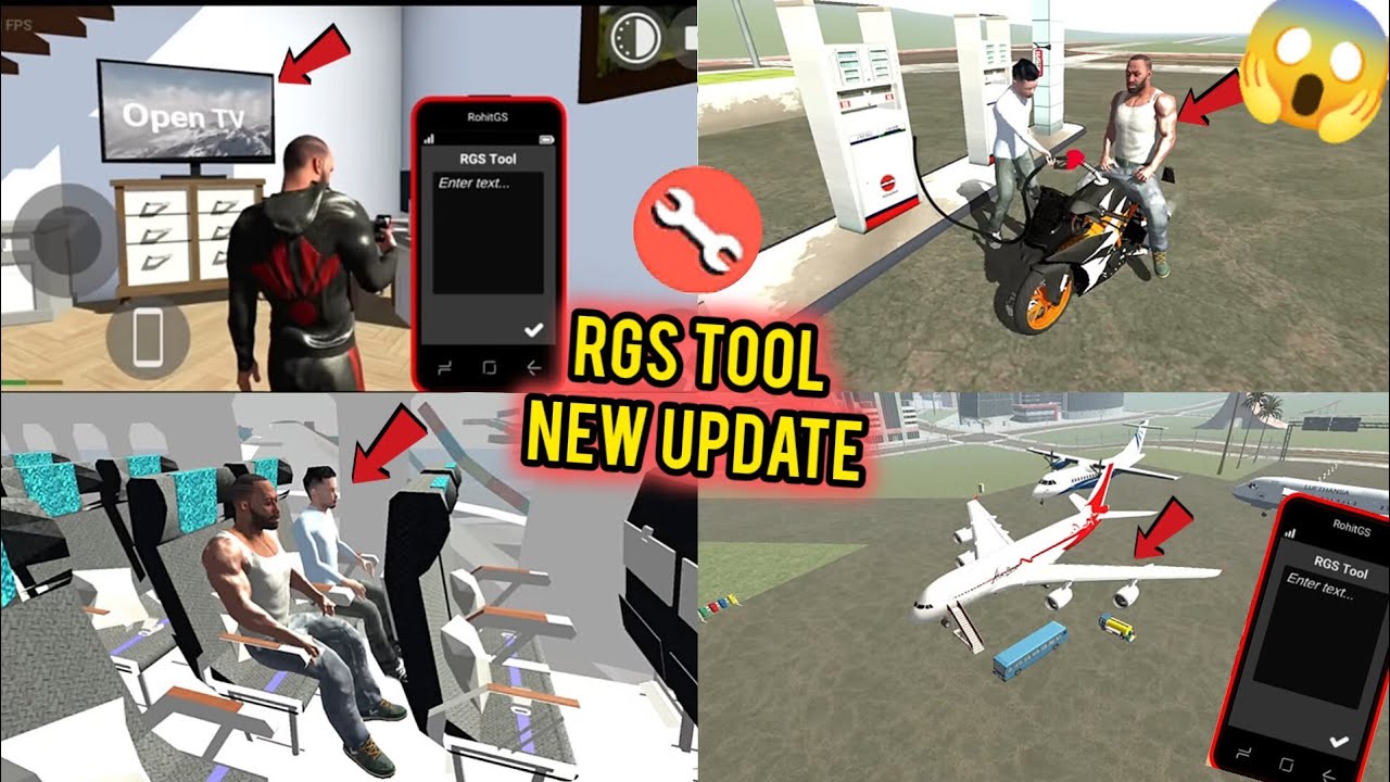 New Update All Secret RGS Tool🤯Cheat Code🤑In Indian Bike Driving 3D ...