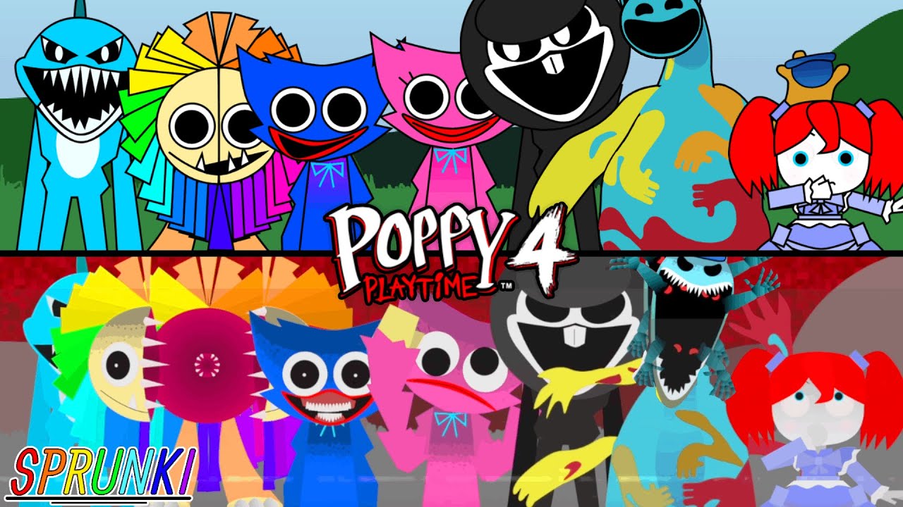 Sprunki Retake: Poppy Playtime 4 Incredibox - YouTube
