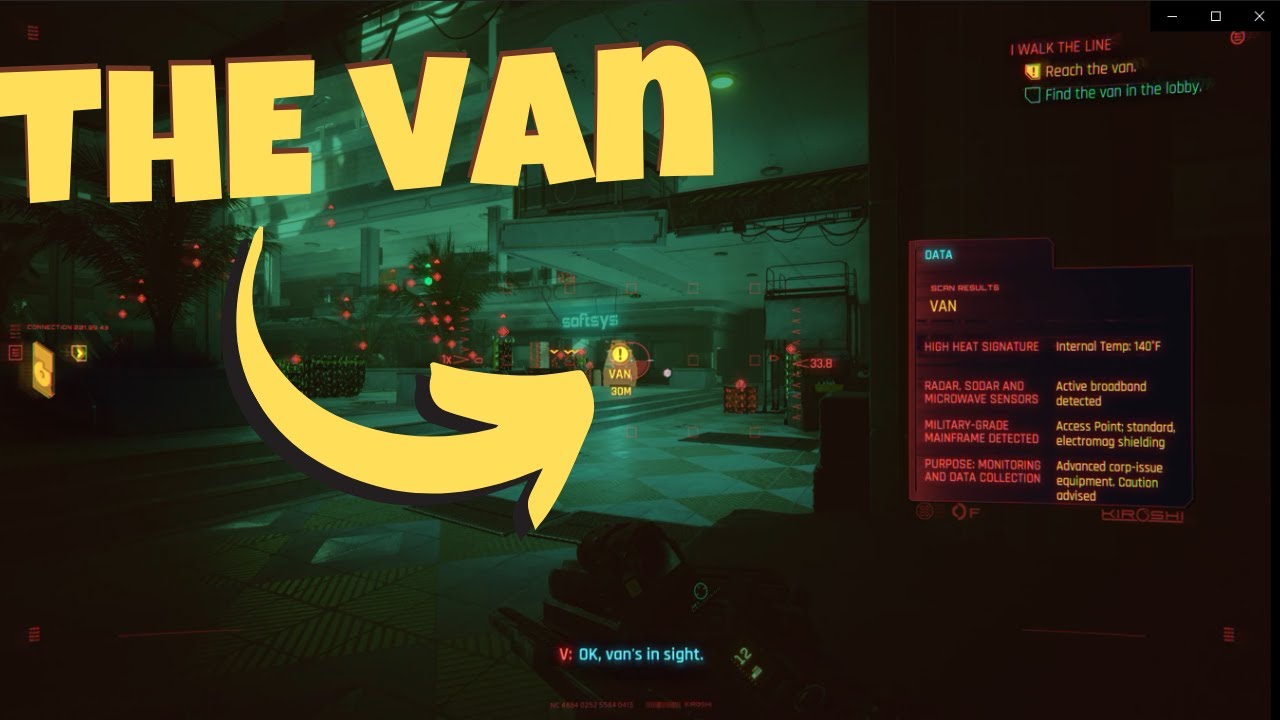 Cyberpunk 2077: Walk the Line Walkthrough | How to find the Van ...