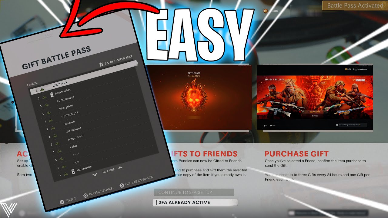 How to gift the Battle Pass in Vanguard (FREE BATTLE PASS GIVEAWAY ...