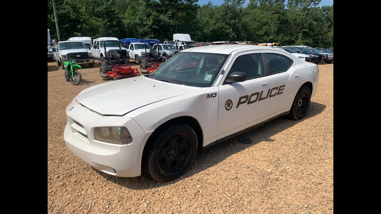 2009 Dodge Charger 4 Door Police Sedan (186,114 Miles)-Not Running ...