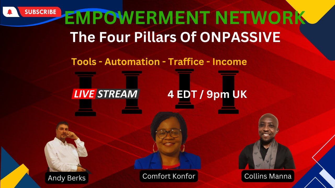 #ONPASSIVE - The Four Pillars Of ONPASSIVE #tools #automation #traffic ...