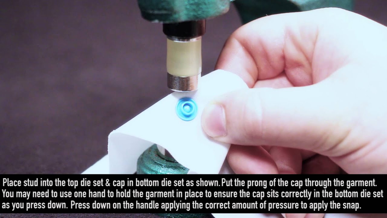 KAM DK-93 - How to apply Snaps with your KAM DK-93 Snap Press Machine ...