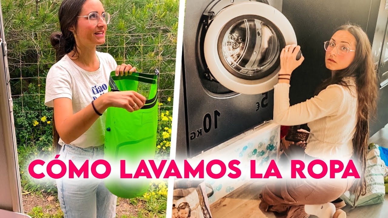 Cómo lavamos la ropa viajando en camper | Vida nómada real en España ...