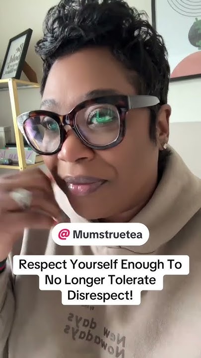 Tolerating constant disrespect is giving permission to be disrespected ...