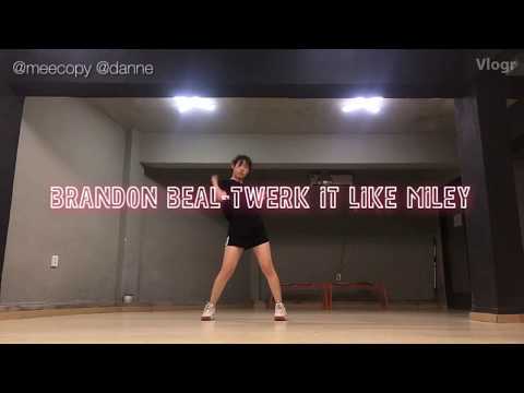 Brandon beal - Twerk it like miley (mix)_Dance cover