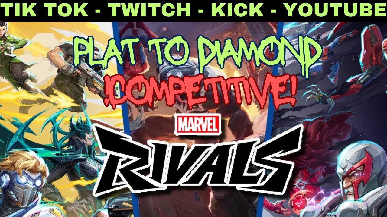 Marvel Rivals Comp Plat To Diamond - YouTube
