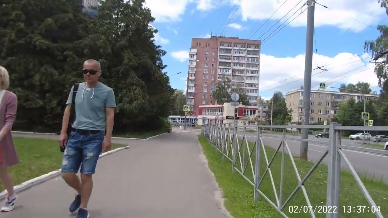 Панфилова улица в Йошкар-Ола июль - YouTube
