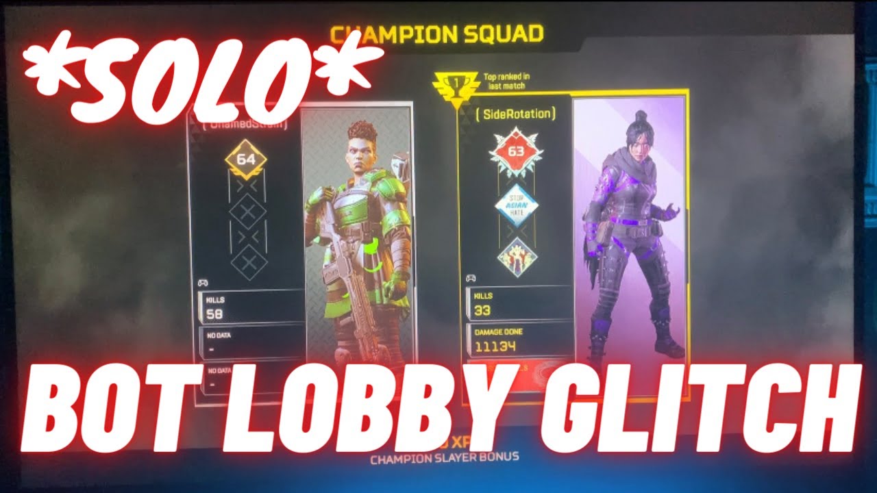 Apex Legends! NEW Solo BOT LOBBY GLITCH... (SEASON 13) - YouTube