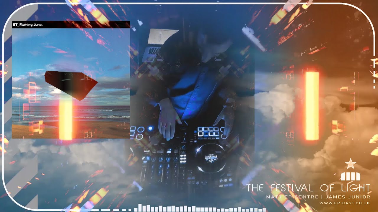 BT - Flaming June [Visualiser from The Festival of Light #2] - YouTube