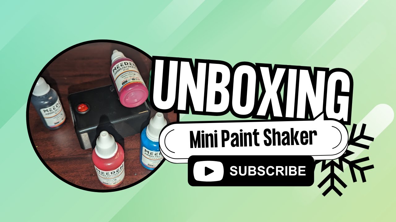 Professional Unboxing: Mini Paint Shaker Review and Demonstration - YouTube