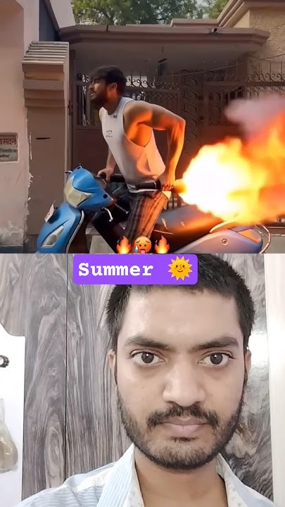 Things We Hate About Summer 🌞⛱️ । Entertainment। AARUSH CHANDAN। #funny #funny #trending #shorts ...