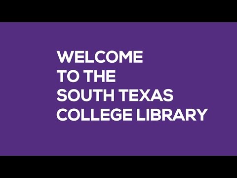 Library Services Overview - South Texas College Library - YouTube