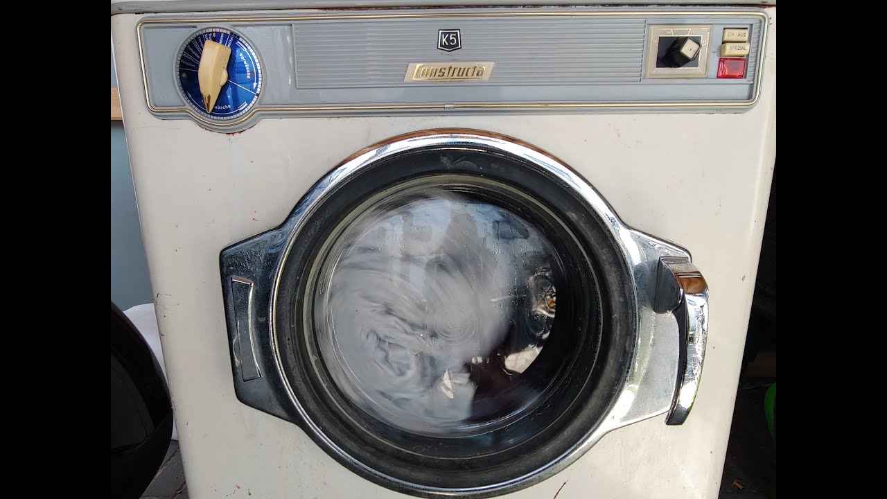 Constructa K5 Typ 63 - 100° Kochwäsche Waschmaschine - YouTube