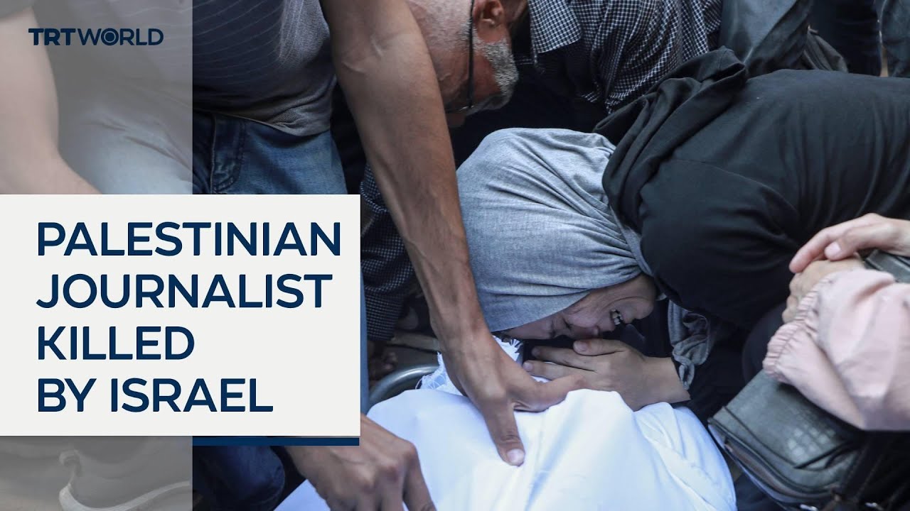 TRT Journalist, Yahia Barzaq, killed by Israeli strike in Gaza - YouTube