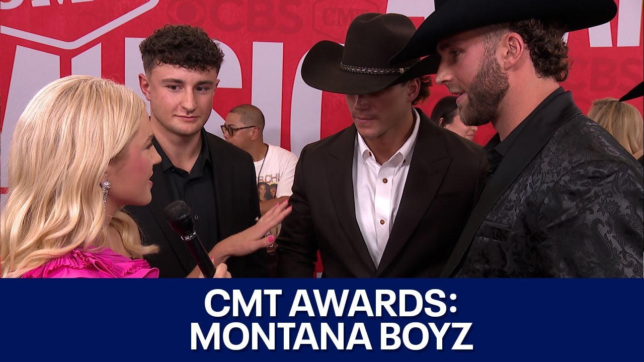 Montana Boyz on CMT Music Awards 2024 red carpet | FOX 7 Austin - YouTube