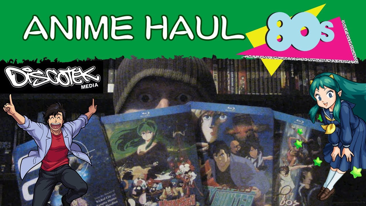 ANIME HAUL | Discotek MEGA 80's Blu Ray Haul [1989] - YouTube