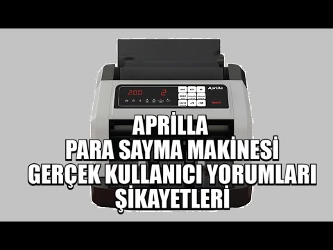 APRİLLA PARA SAYMA MAKİNESİ GERÇEK KULLANICI YORUMLARI VE ŞİKAYETLERİ #işbirliğideğildir #reklam