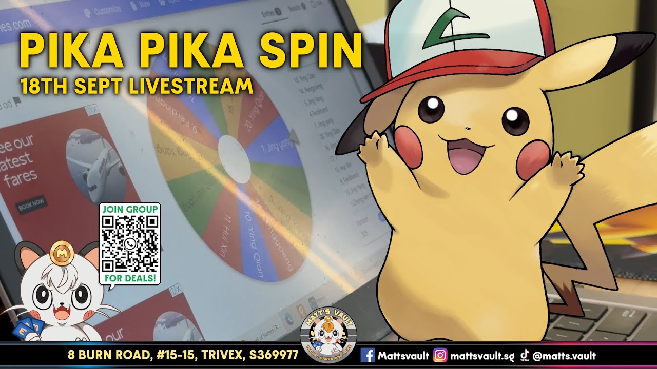 Matt's Vault - Pika Pika Spin (18th September 2024) - YouTube