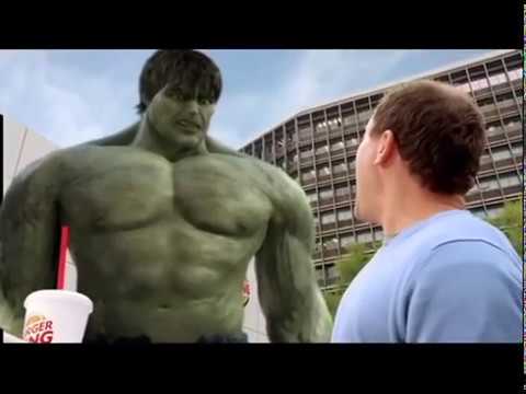 The Incredible Hulk Burger King Commercial - YouTube