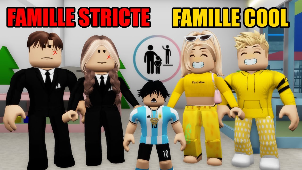 FAMILLE STRICTE VS FAMILLE COOL SUR BROOKHAVEN ! ROBLOX (Compilation ...