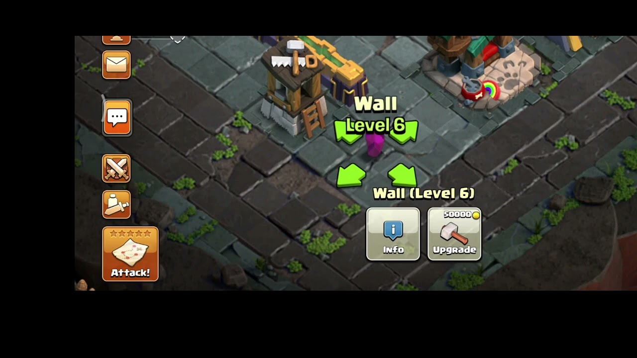 upgrading level 1 wall to max - YouTube