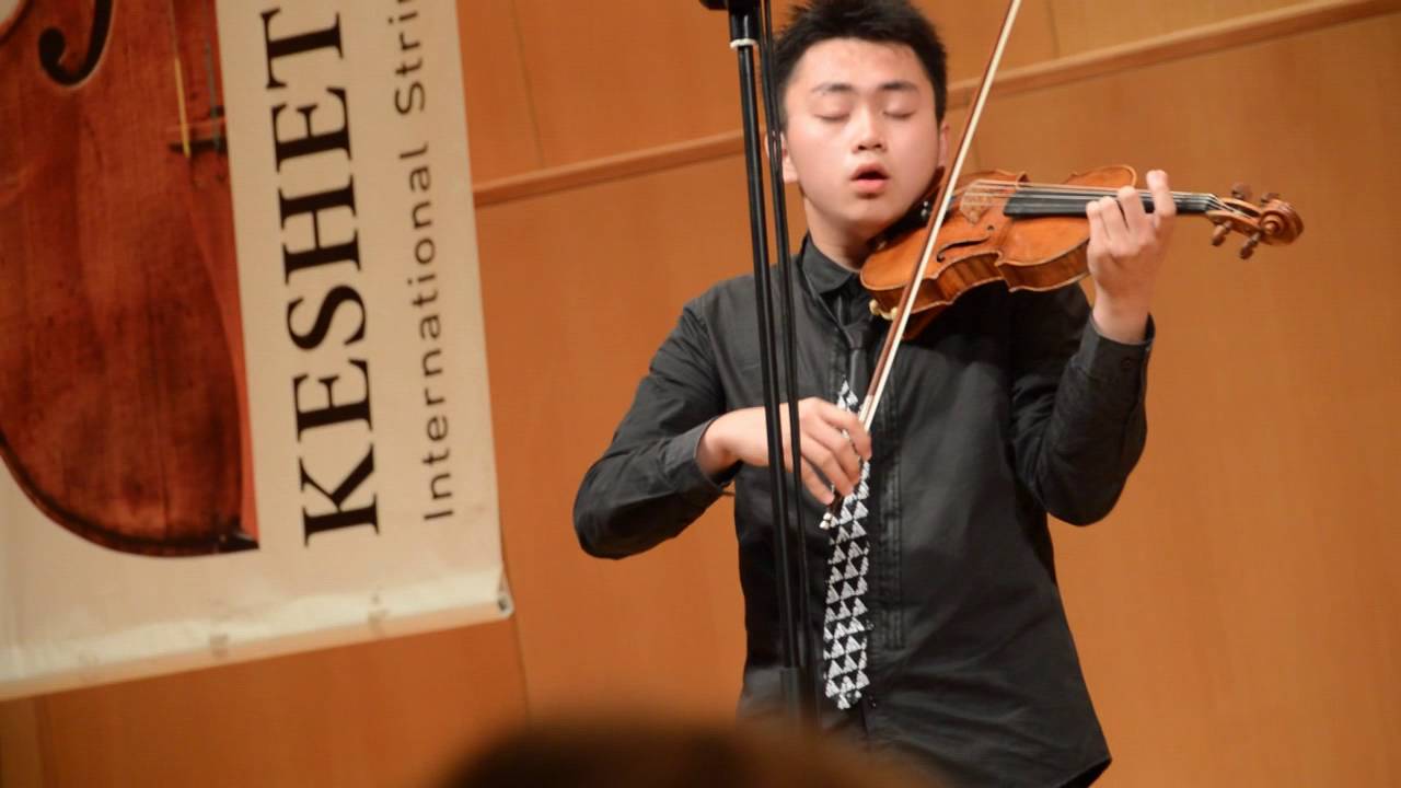 Keshet Eilon 2016 Ziyu He violin (China) - YouTube