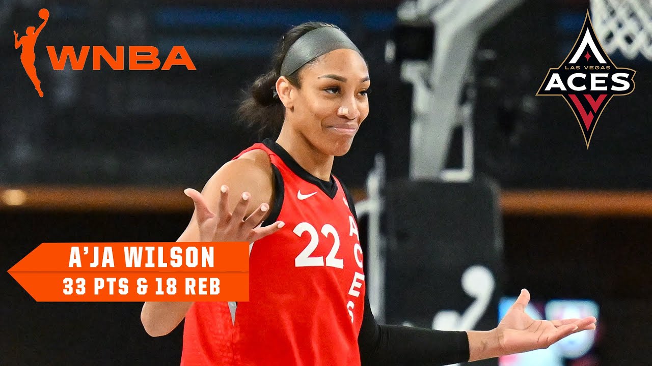 33 PTS & 18 REB 😤 A'ja Wilson continues HISTORIC season for the Las ...