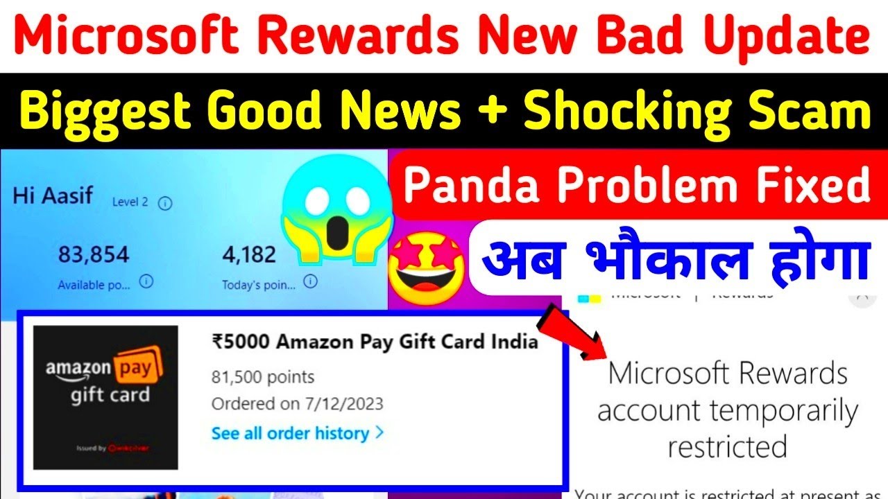 Microsoft Rewards Biggest Update Good News + Bad News🤬microsoft rewards ...