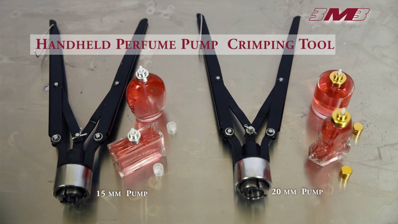 Handheld Perfume Pump Crimping Tool (15 mm & 20 mm) - YouTube