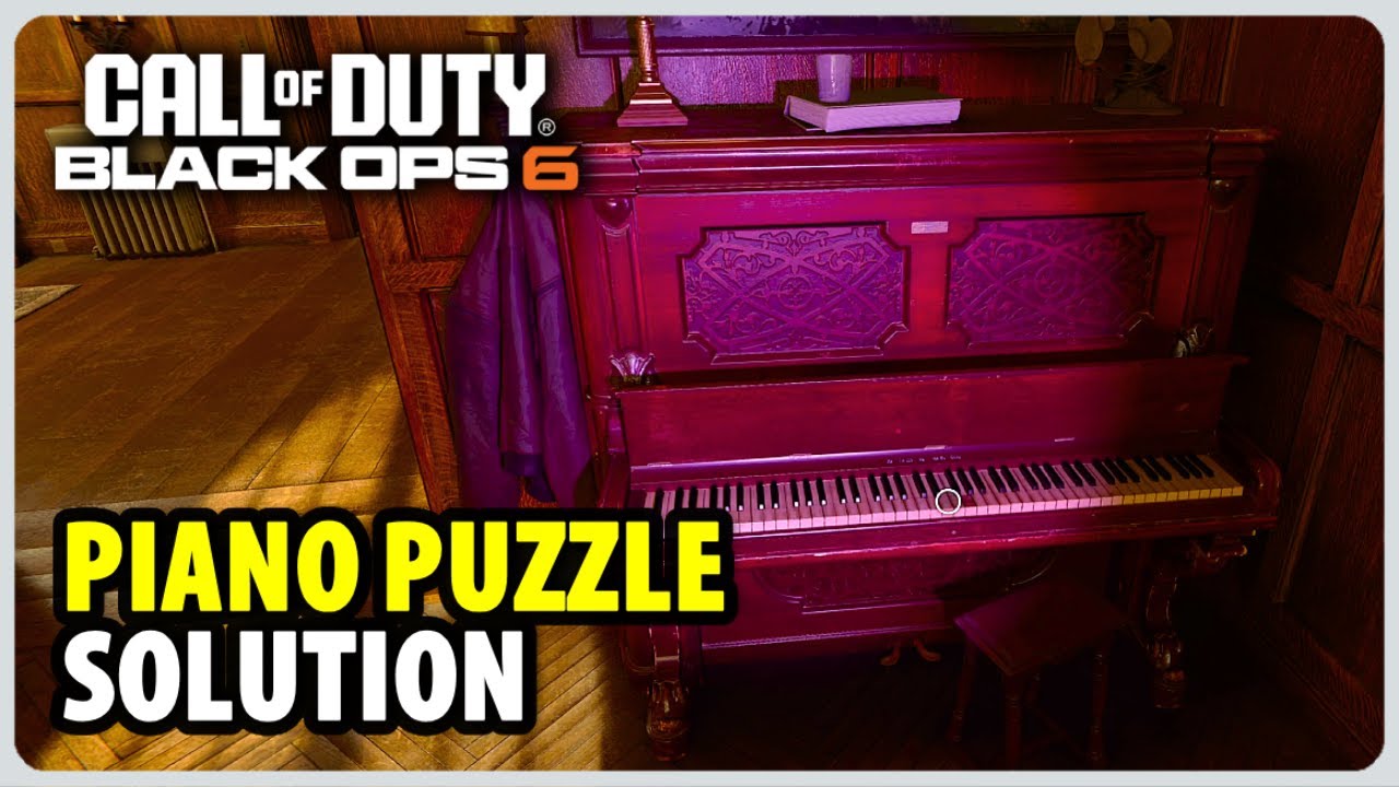 Piano Puzzle Solution | Call of Duty Black Ops 6 - YouTube